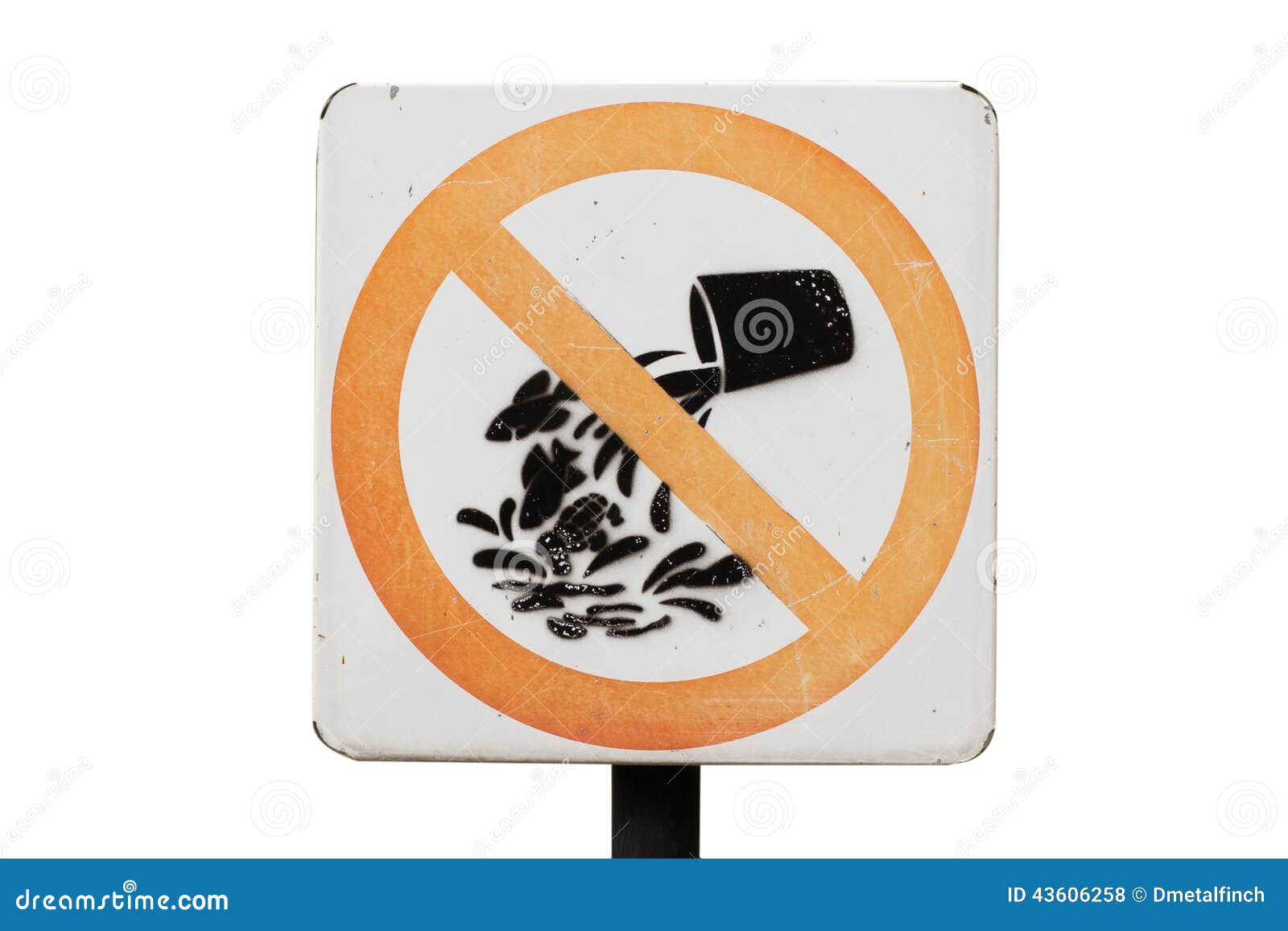 Do Not Release Aquatic Animals Sign Stock Photo - Image of symbol ...