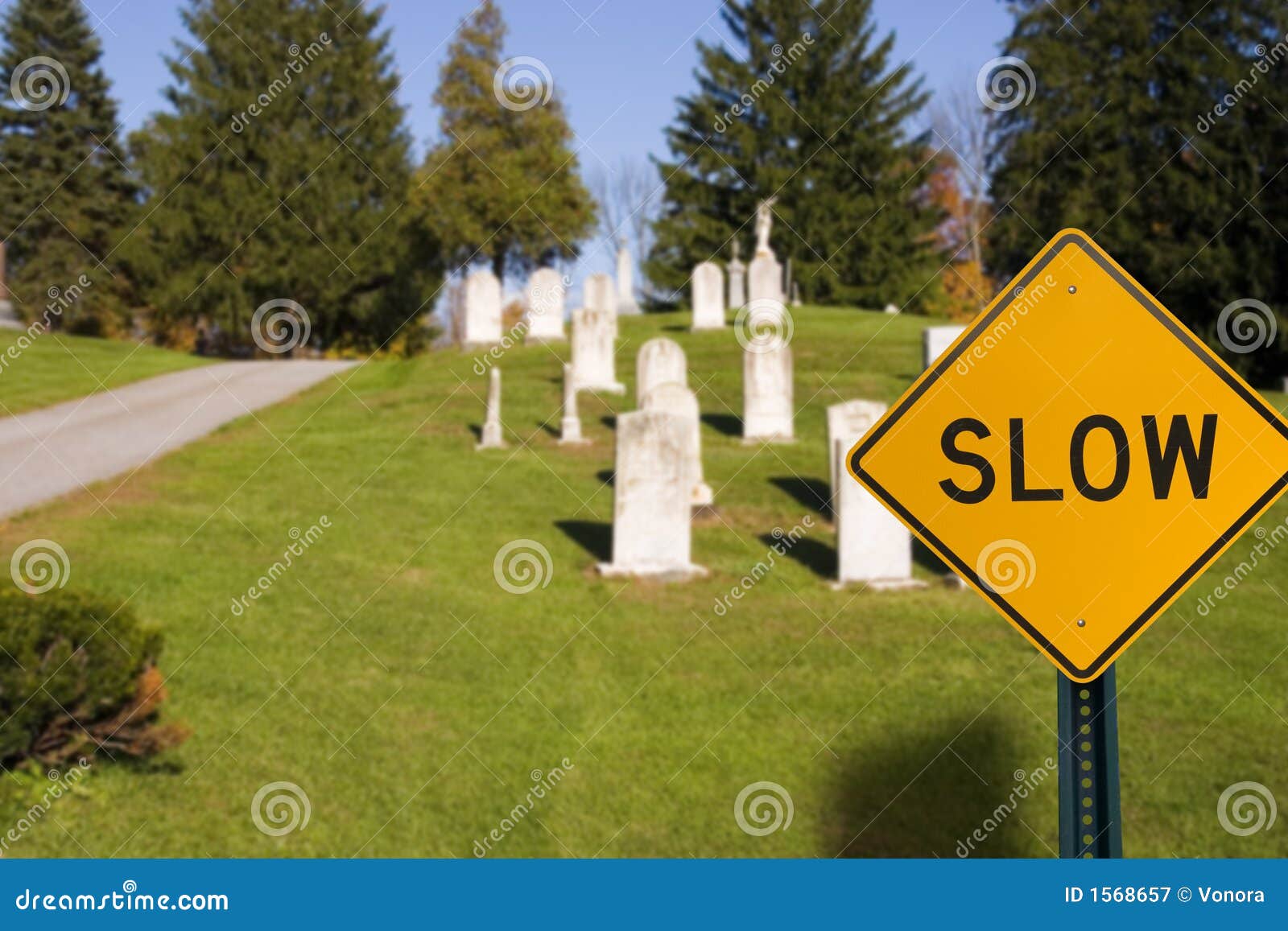 Do not rush stock image. Image of grass, country, tomb - 1568657