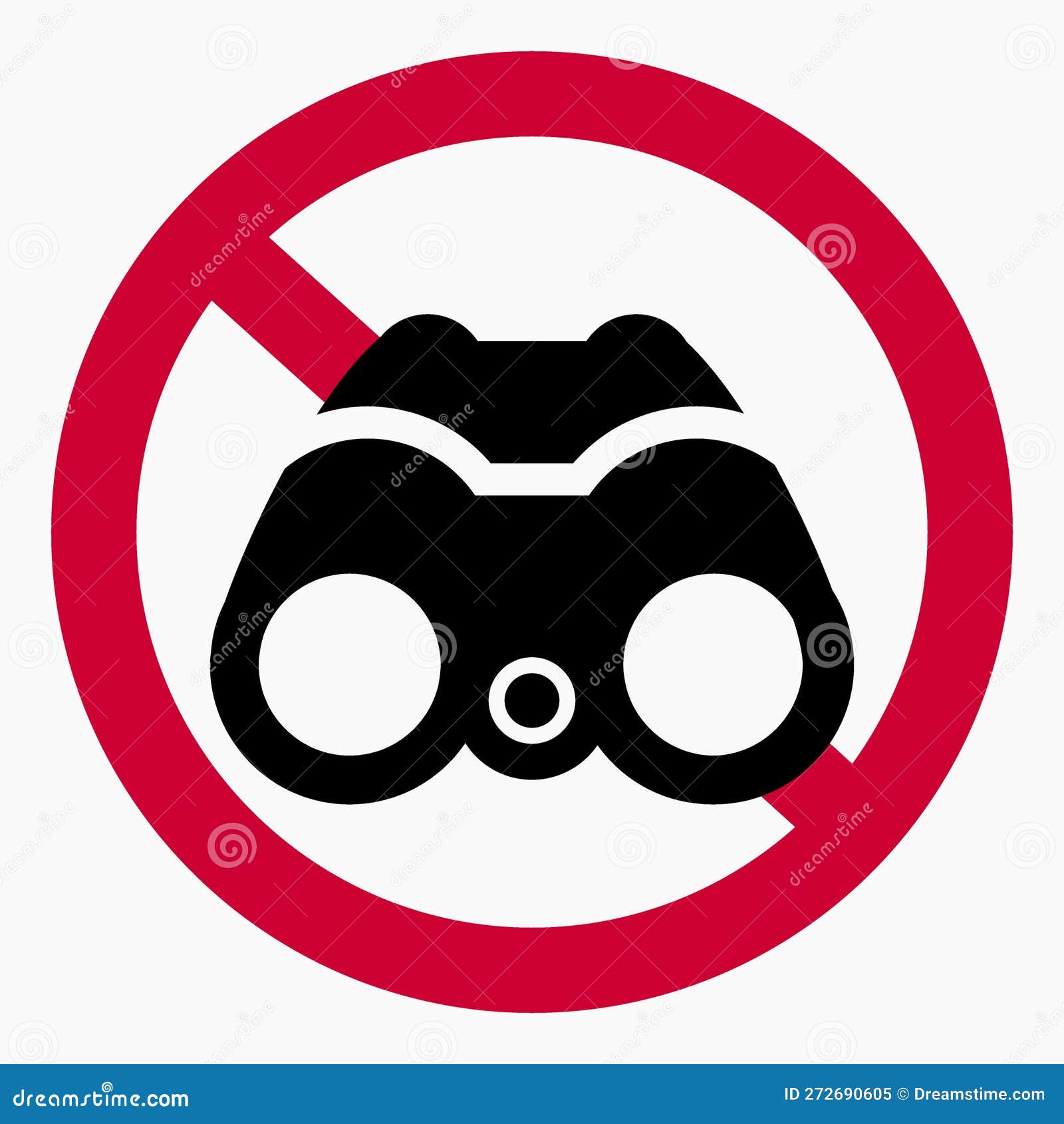 Do Not Search Icon. Search is Disabled. No Binoculars. Binoculars Ban ...
