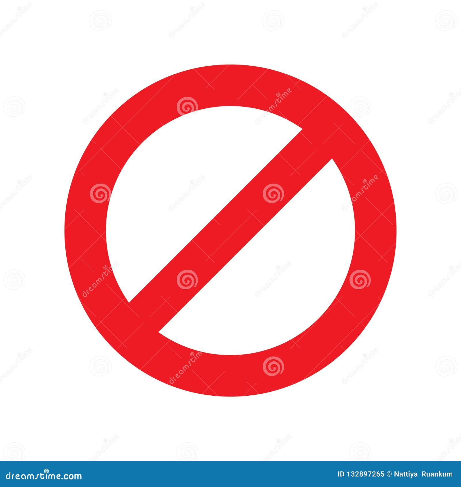 Do Not Sign On White Background Vector | CartoonDealer.com #132897265