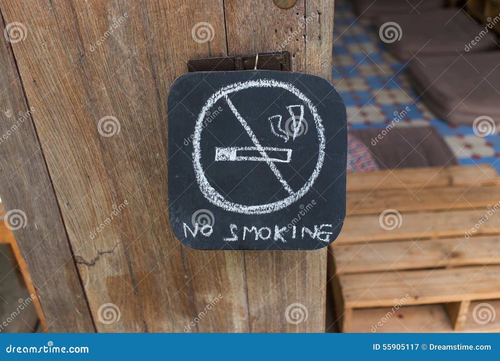 Don `t Smoke Sign No Smoking Sign In In Coffee Cafe Stock Photography ...