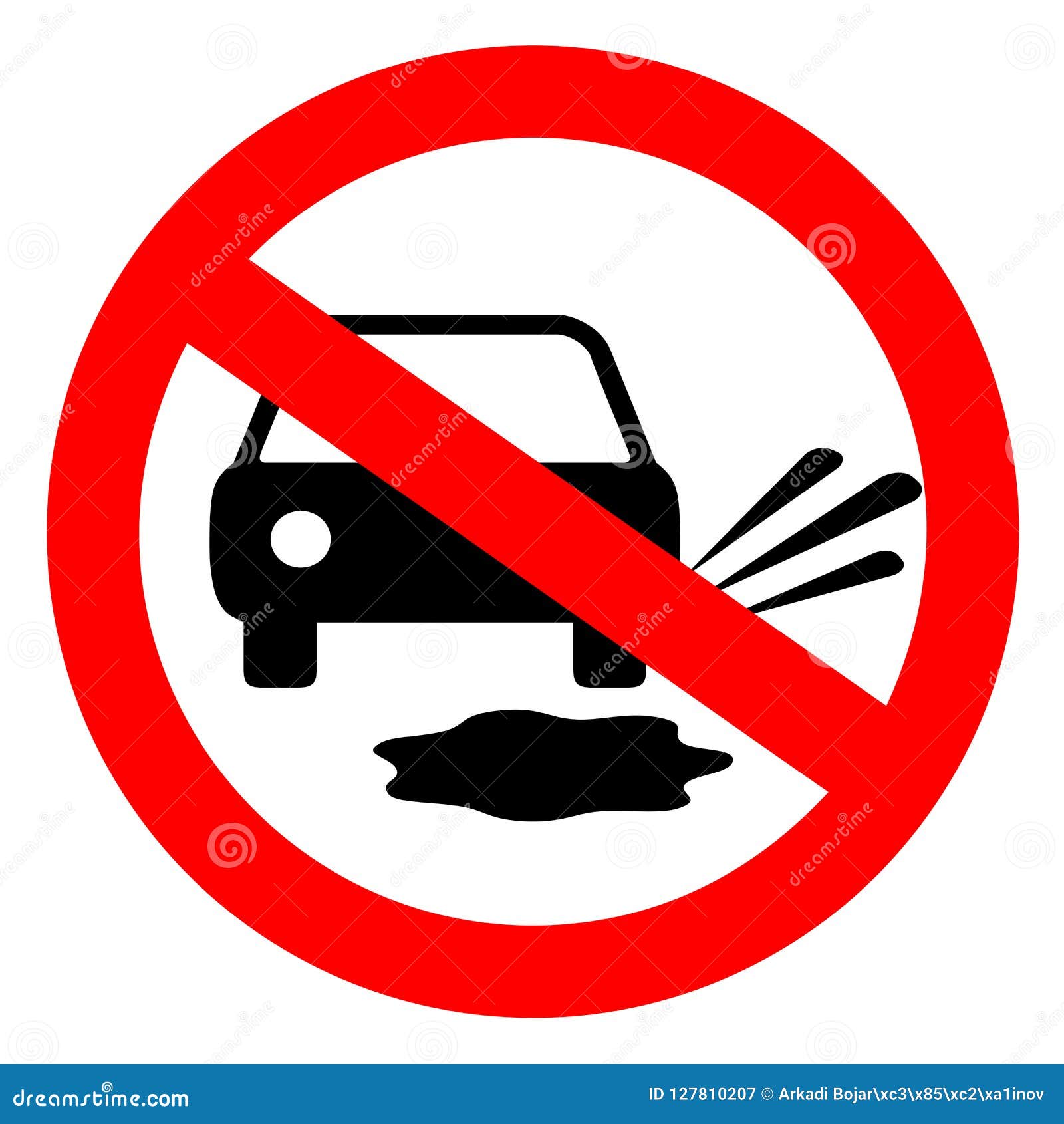 Do Not Splash Pedestrians Vector Sign Stock Vector - Illustration of ...