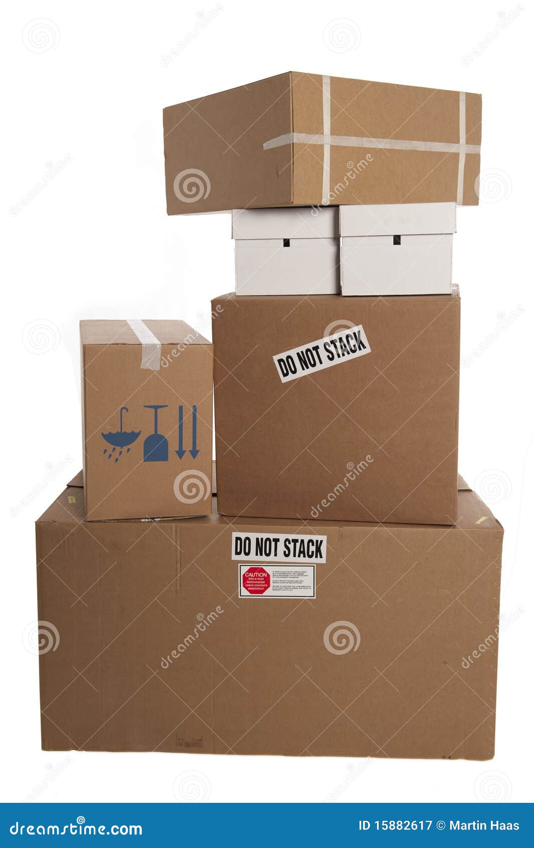Do Not Stack boxes stock image. Image of palette, crushed - 15882617