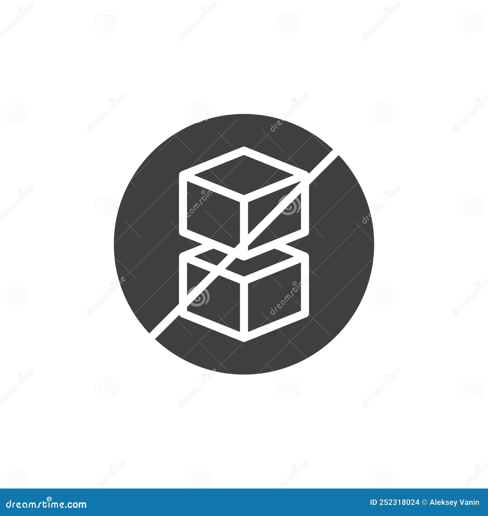 Do not stack vector icon stock vector. Illustration of freight - 252318024