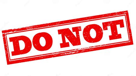 Do not stock illustration. Illustration of stamp, concept - 108749550