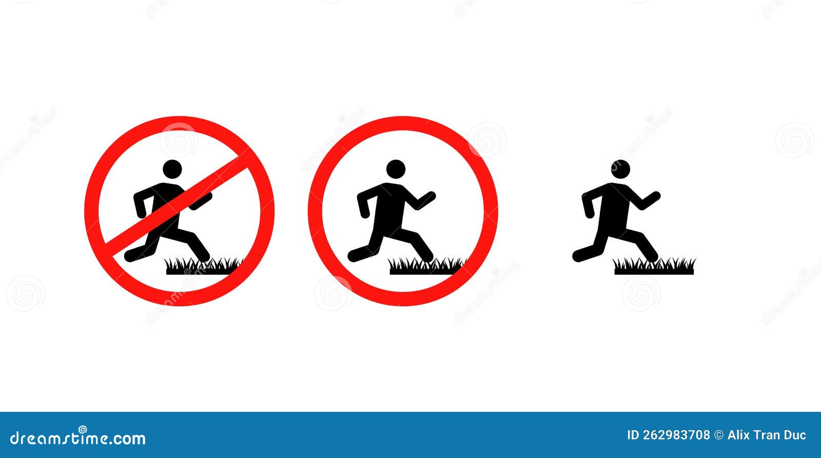 Do Not Step on Grass Sign Character Trespassing Icon Stock Vector ... Do Not Step on Grass Sign Character Trespassing Icon Stock Vector ...