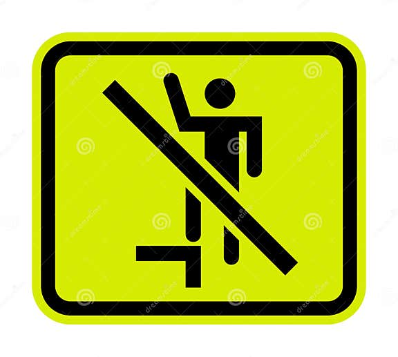 Do NOT Step or Stand on this Surface Stock Vector - Illustration of ...