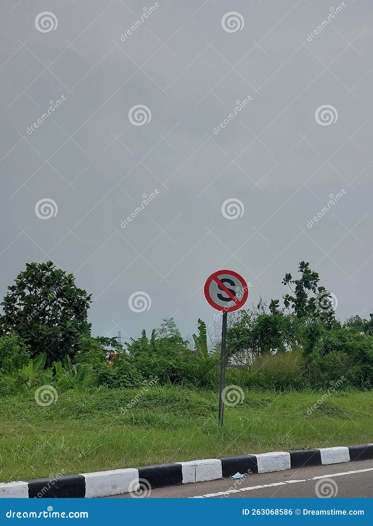 Do not Stop Road sign stock photo. Image of hill, garbage - 263068586