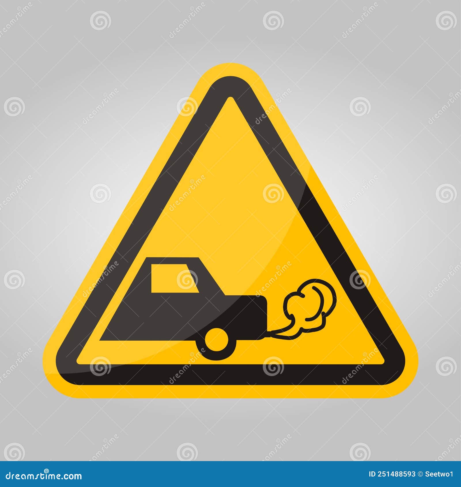 Do Not Switch on Engine Symbol Stock Vector - Illustration of automatic ...