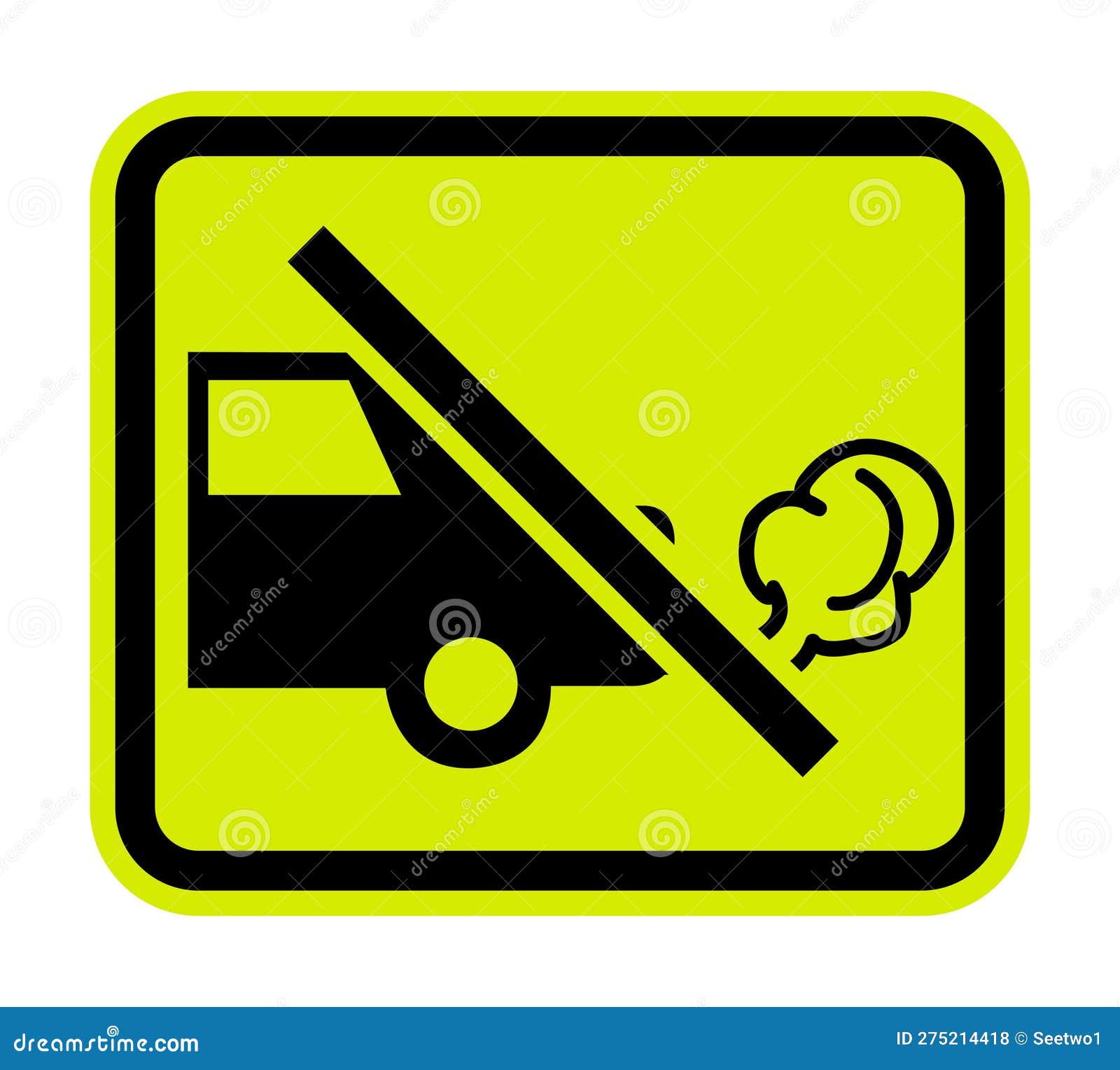 Do Not Switch on Engine Symbol Stock Vector - Illustration of service ...