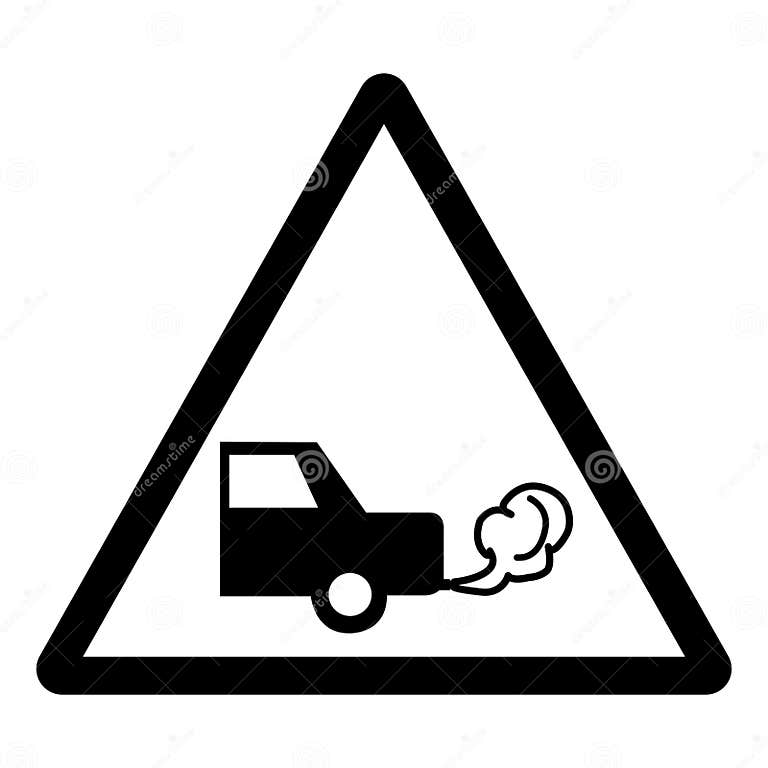 Do Not Switch on Engine Symbol Sign, Vector Illustration, Isolate on ...