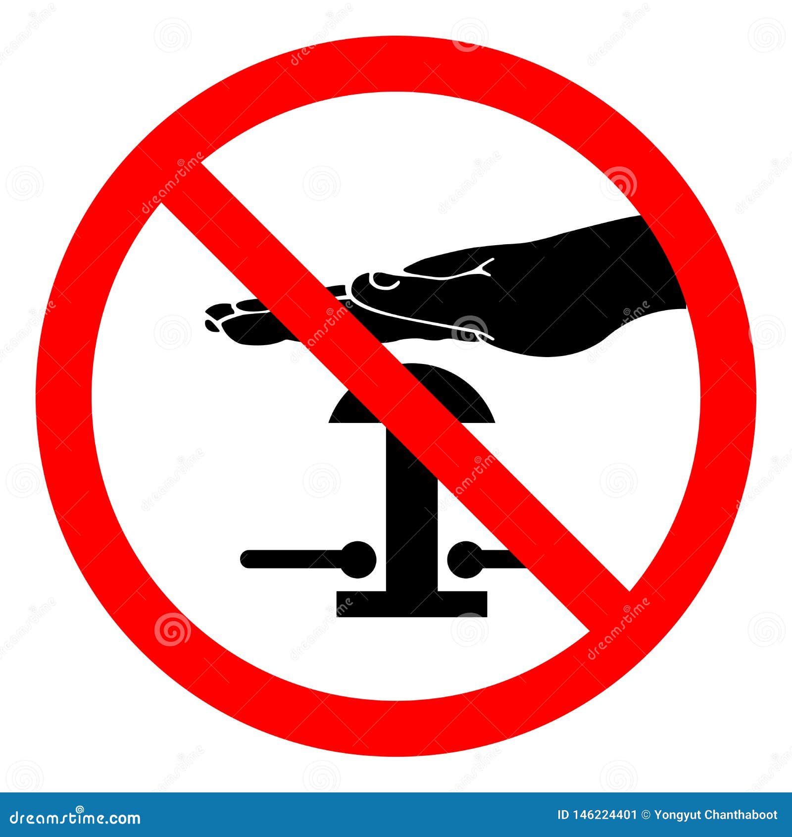 Do Not Switch on Symbol Sign, Vector Illustration, Isolate on White ...