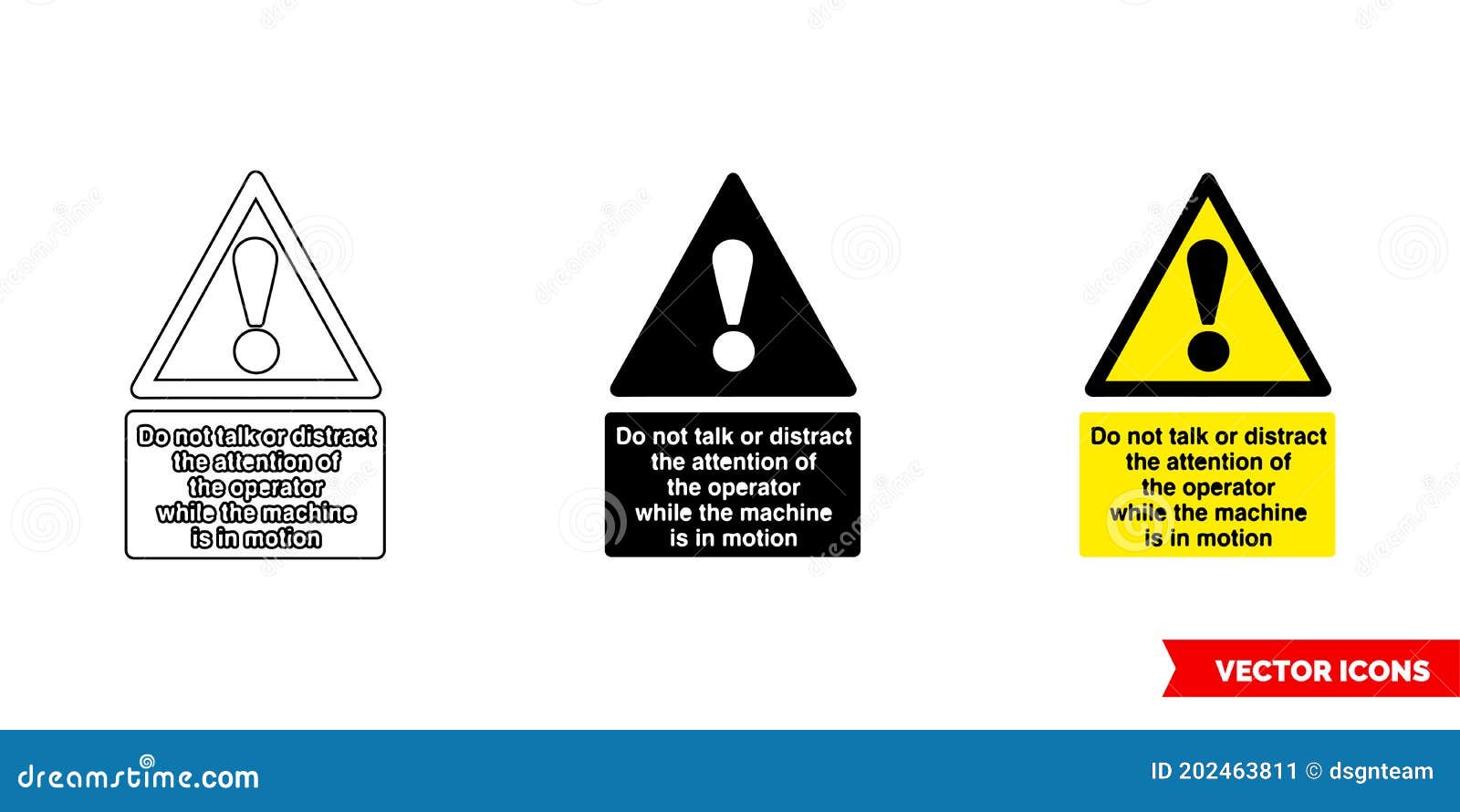 Do Not Talk or Distract the Attention of the Operator while the Machine ...