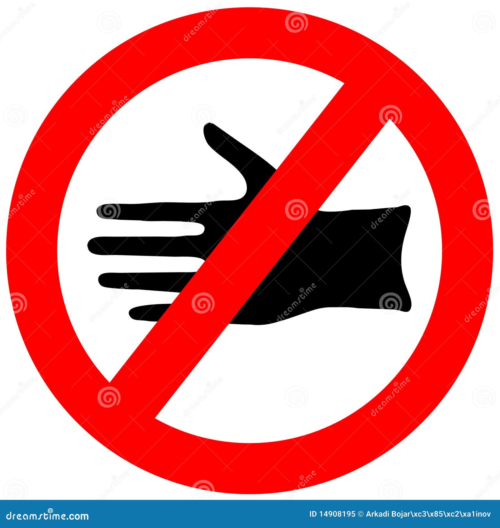 Do Not Touch Signs Printable