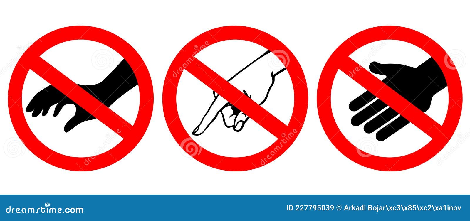 Do Not Touch Eye Vector. Stop Sign For Hand. Coronovirus, Flu, Eye ...