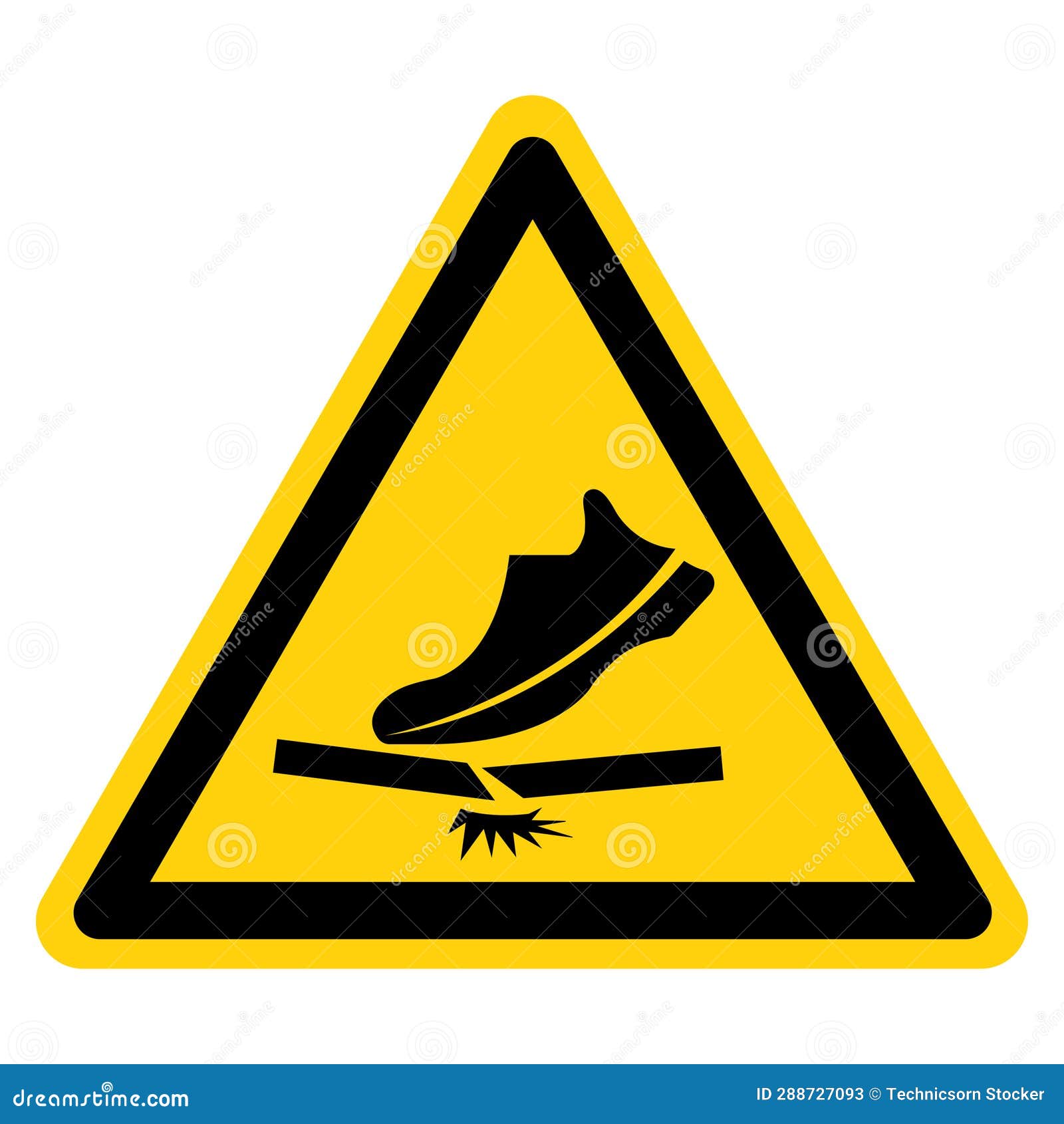Do Not Trample Symbol Sign, Vector Illustration, Isolate on White ...