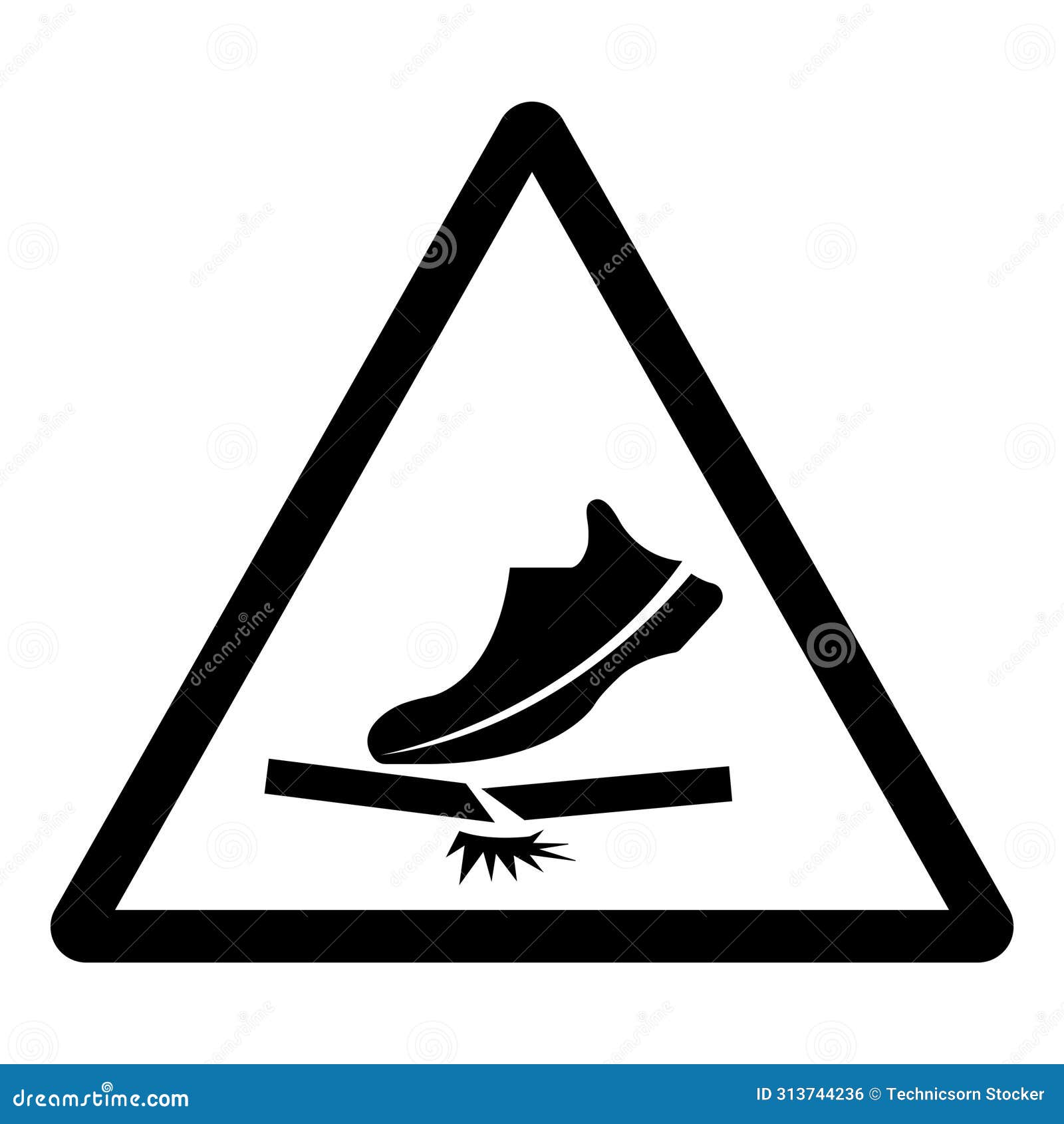 Do Not Trample Symbol Sign, Vector Illustration, Isolate on White ...