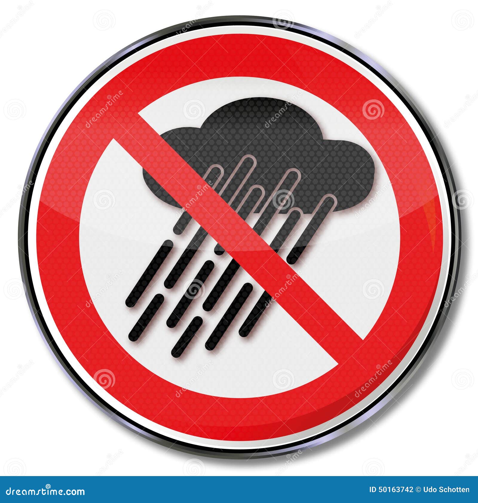 It`s Raining Danger With Exclamation Point And Stickman Businessman Is ...