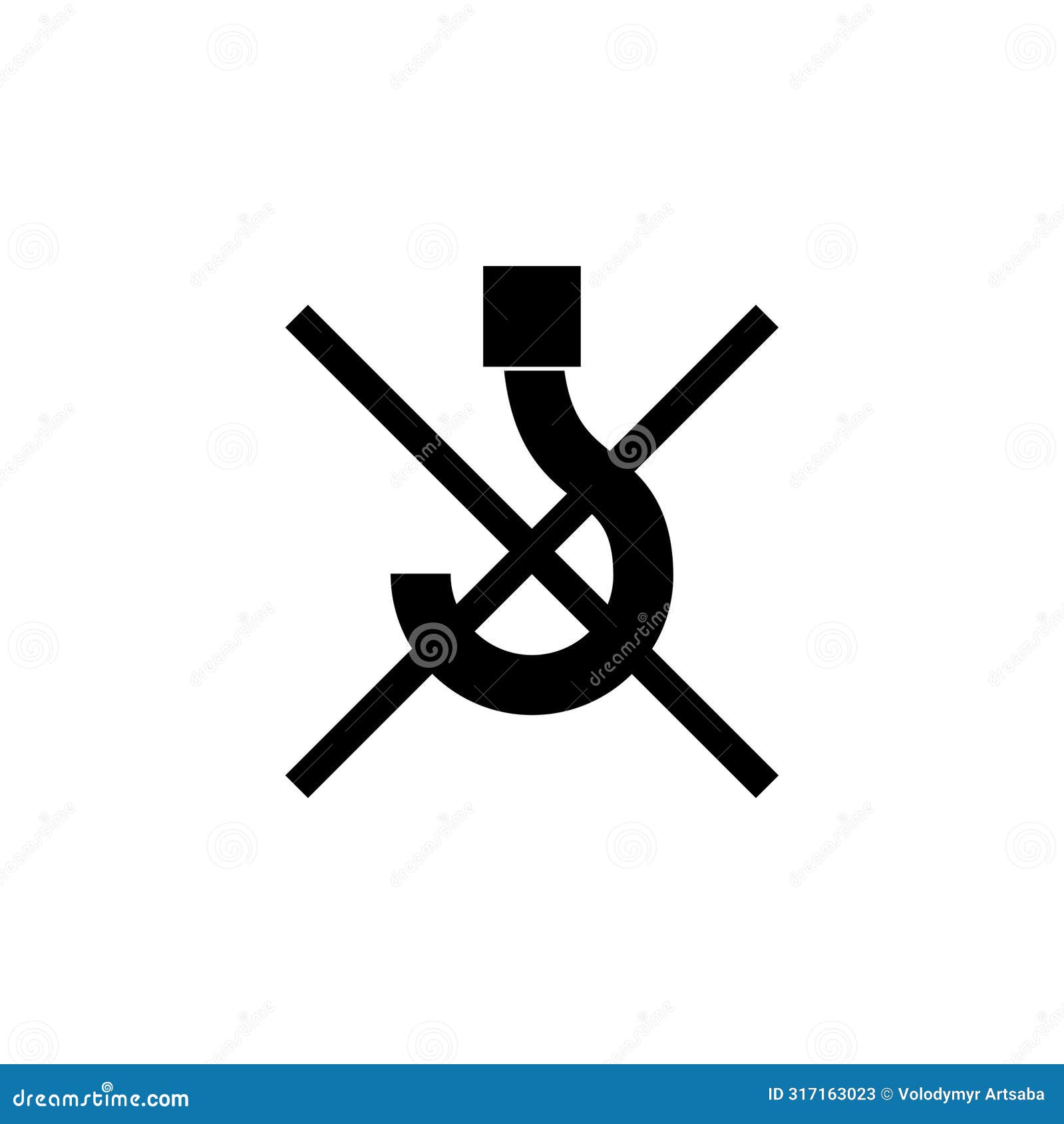 DO NOT USE HOOKS - PACKAGING Flat Vector Icon Stock Vector ...