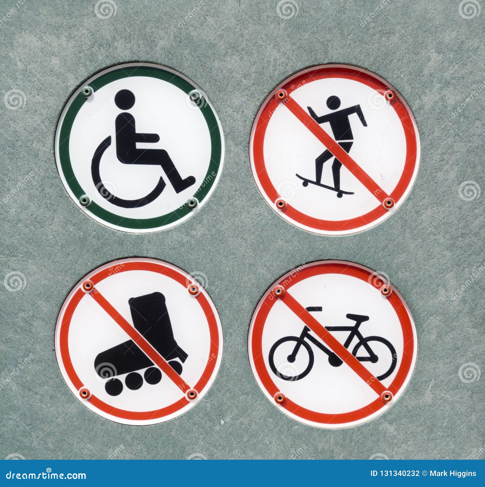 Do not use ramp sign stock photo. Image of bicycle, chair - 131340232