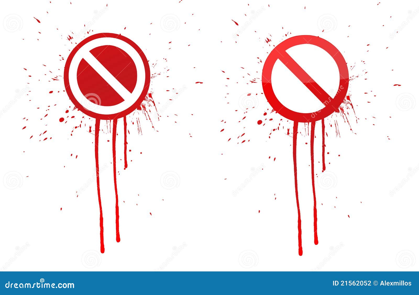 Do Not Warning Ink Splatter Sign Stock Vector - Illustration of safety ...