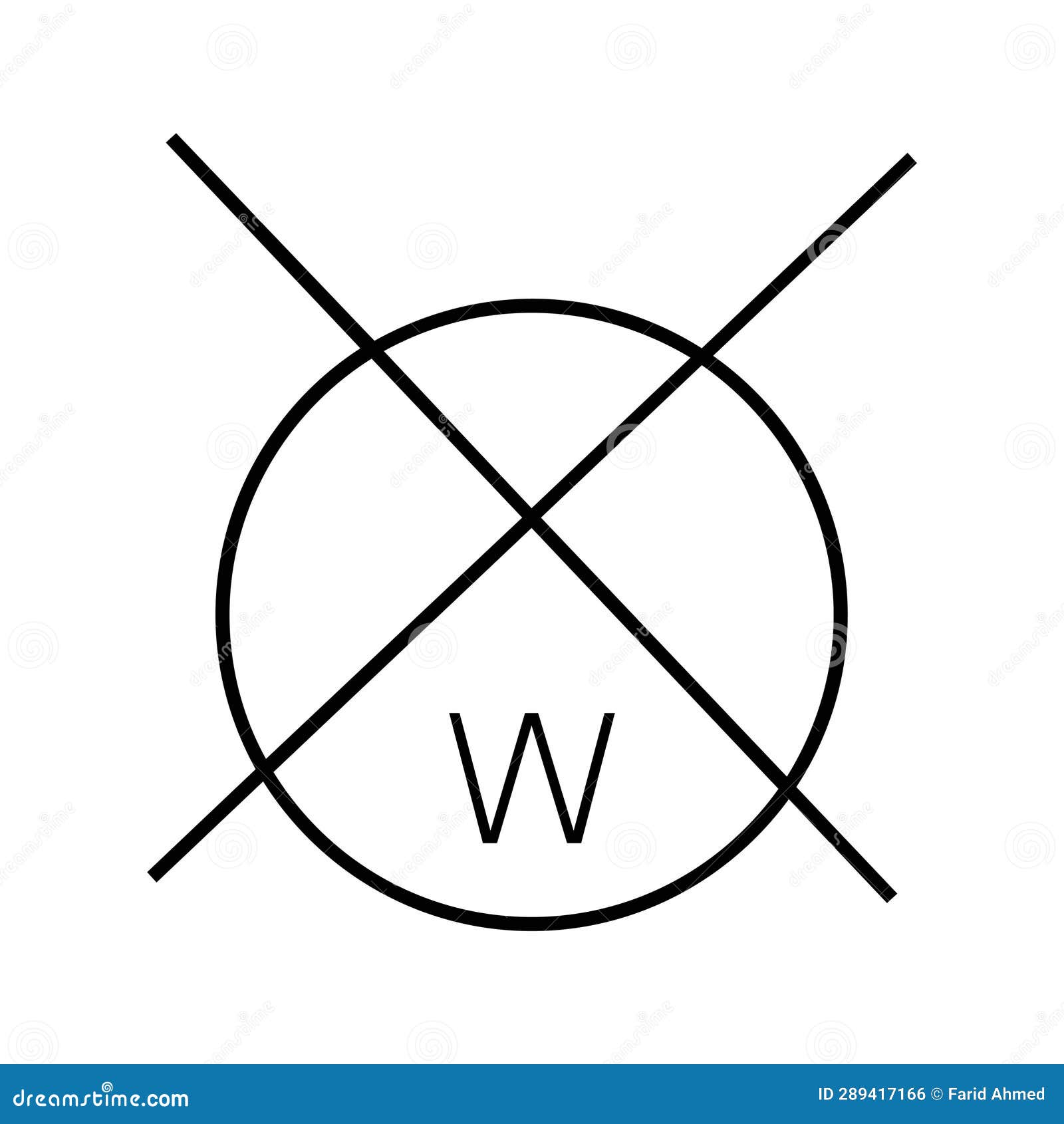 DO NOT WET CLEAN Editable and Resizeable Vector Icon Stock Vector ...