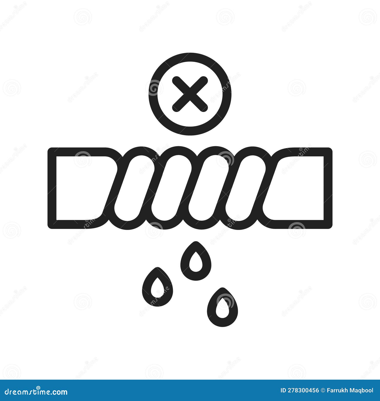 No Wring Icon. Simple Line, Outline Vector Elements Of Laundry Icons ...