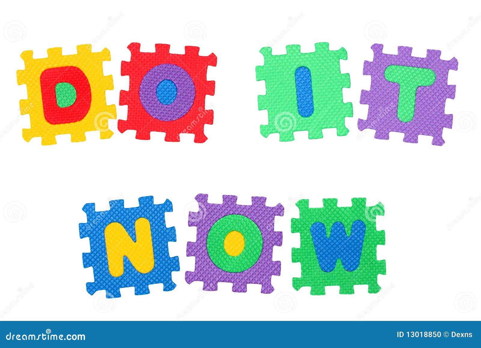 Do it Now stock illustration. Illustration of photograph - 13018850
