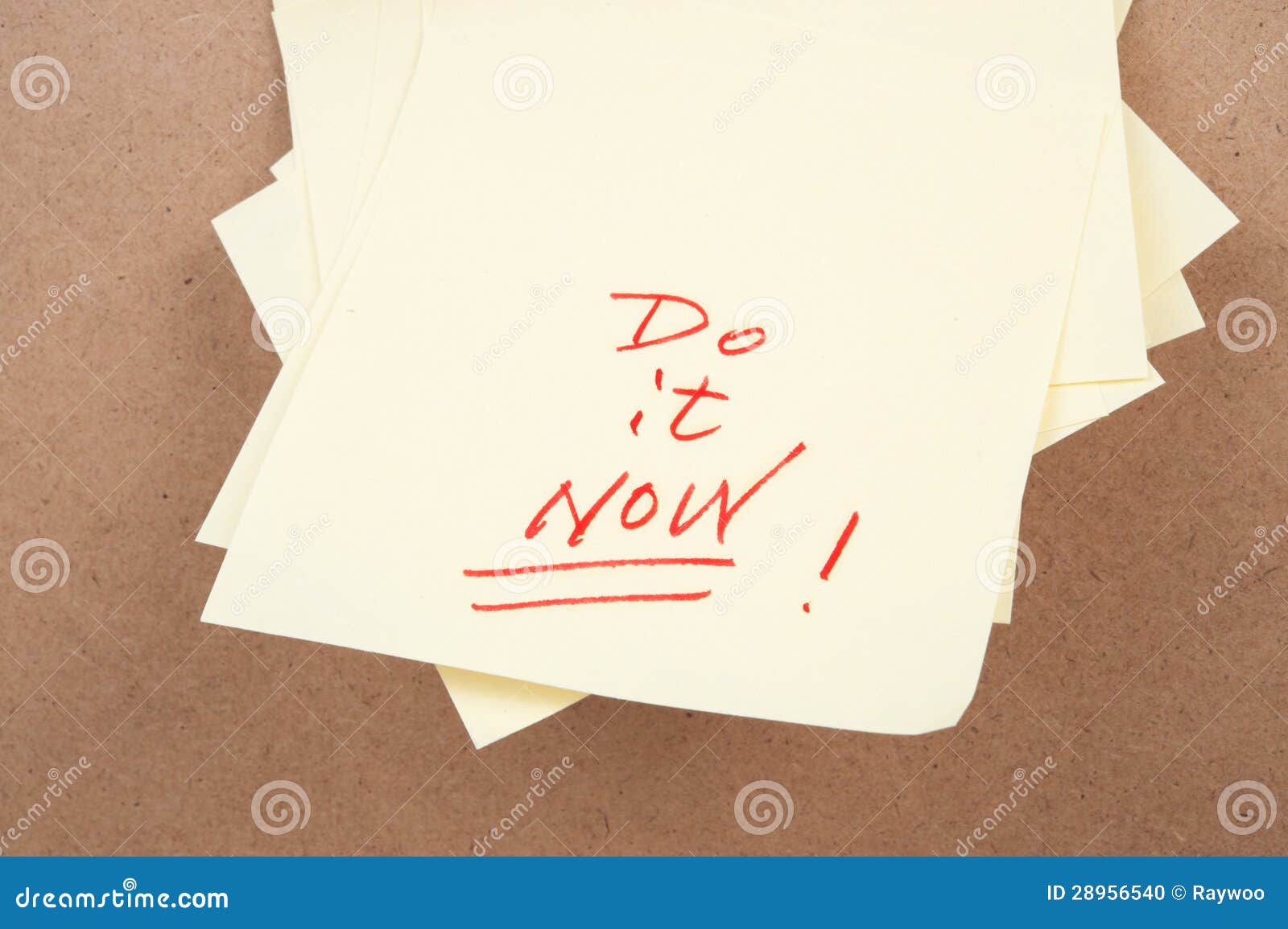 Do it now stock photo. Image of reminder, sign, handwriting - 28956540