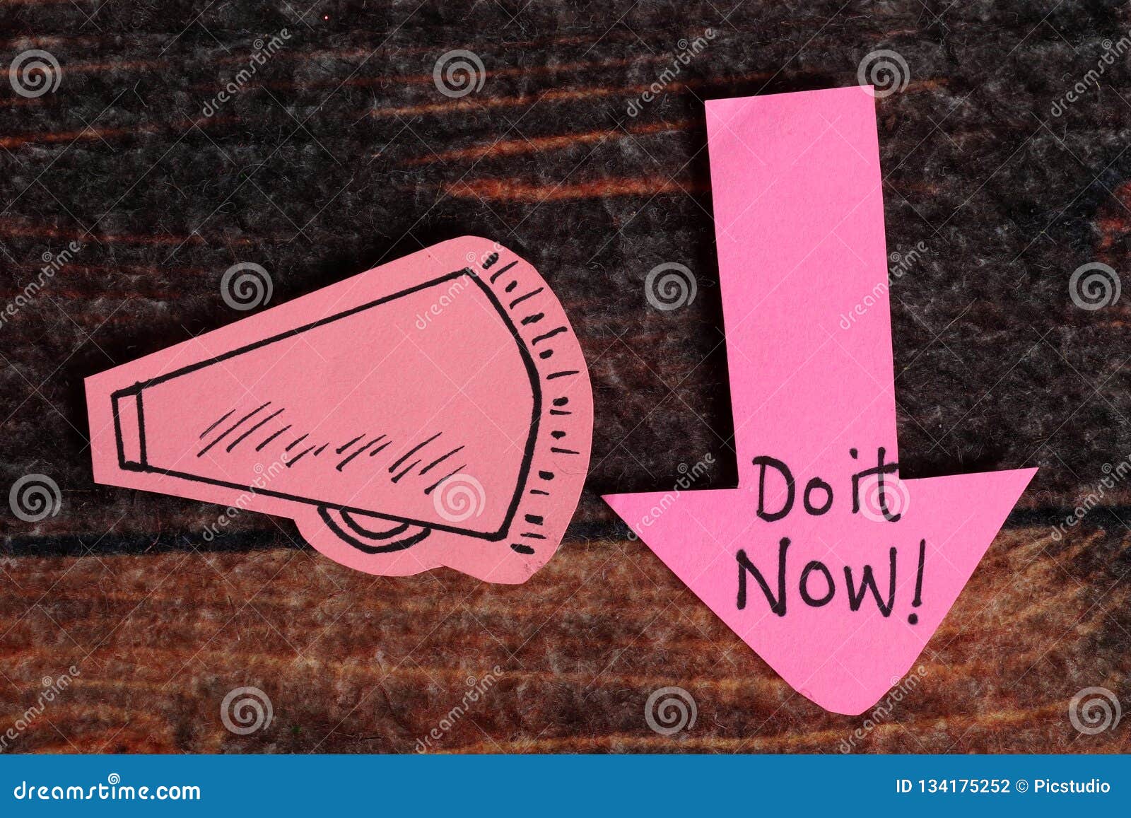 Do it now stock photo. Image of lighting, paper, message - 134175252