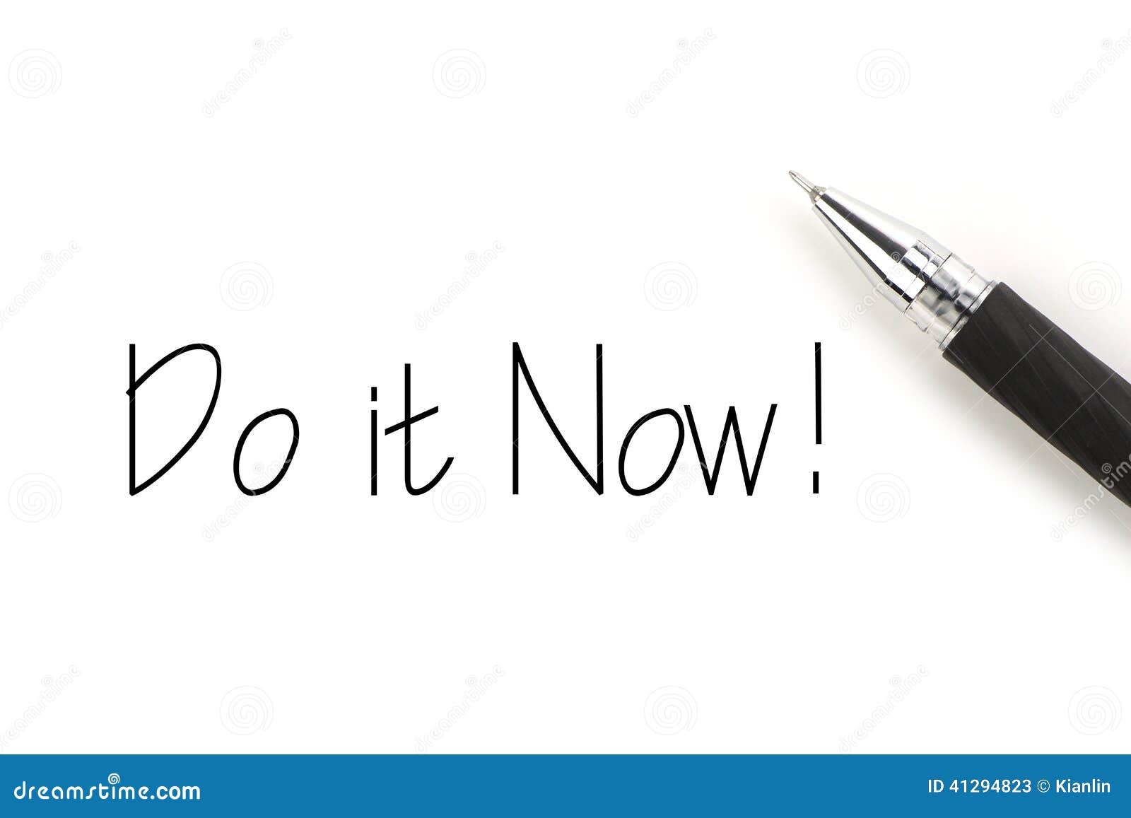 Do it Now! stock image. Image of away, motivate, prioritise - 41294823