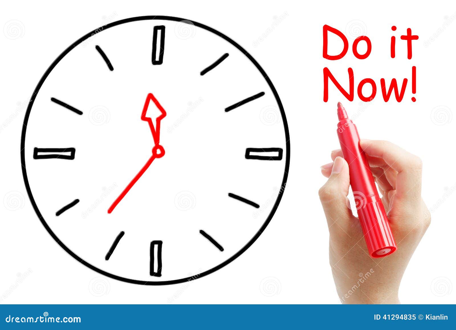 Do it Now! stock image. Image of business, motivate, hand - 41294835