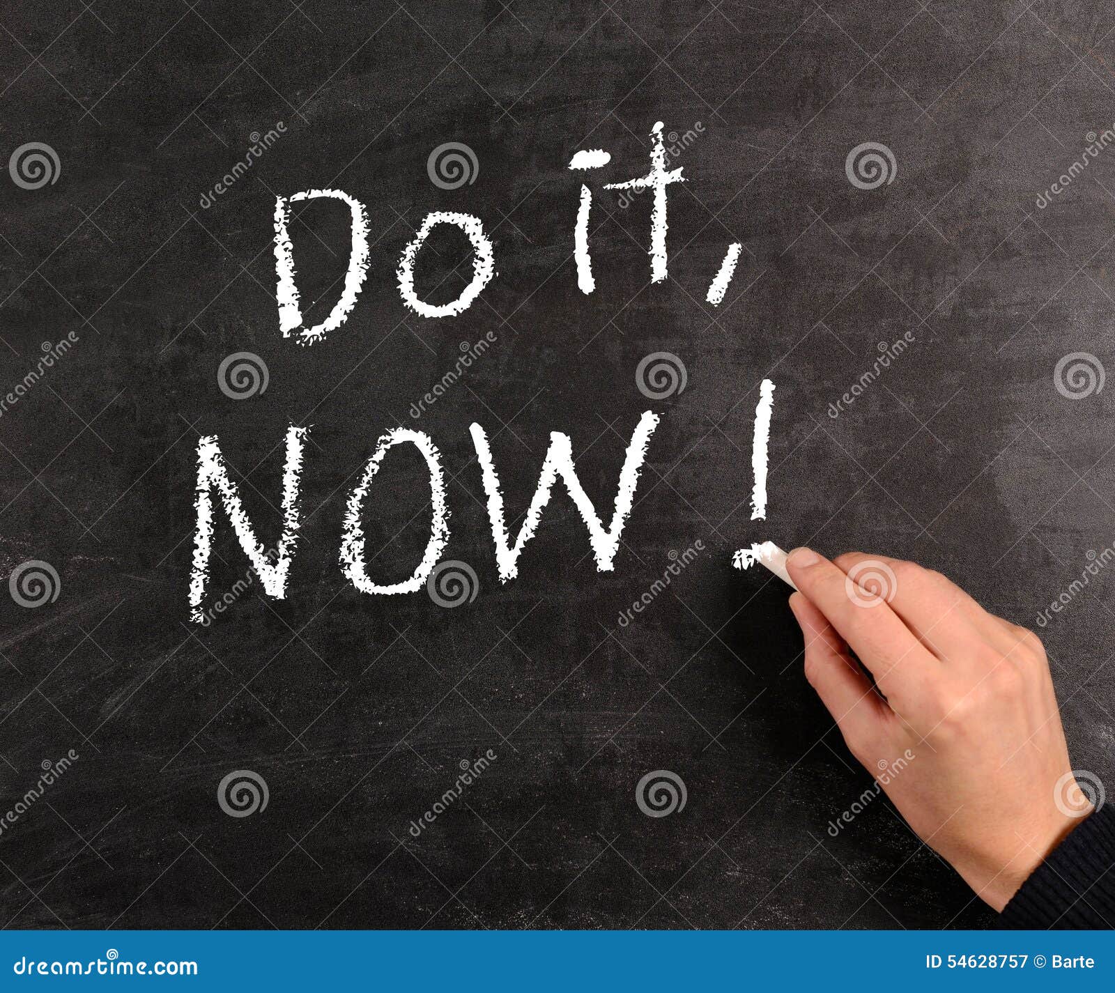Do it, NOW ! stock image. Image of business, male, education - 54628757
