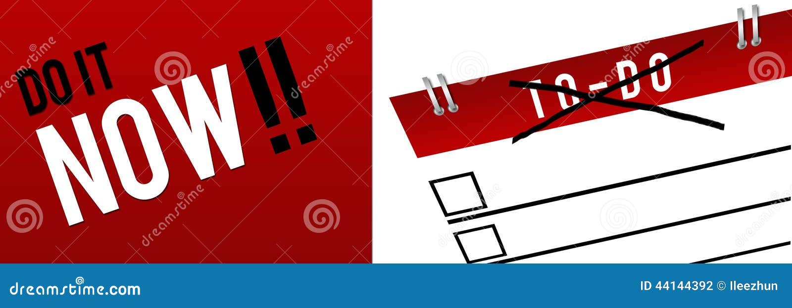 Do it Now Horizontal stock illustration. Illustration of goal - 44144392