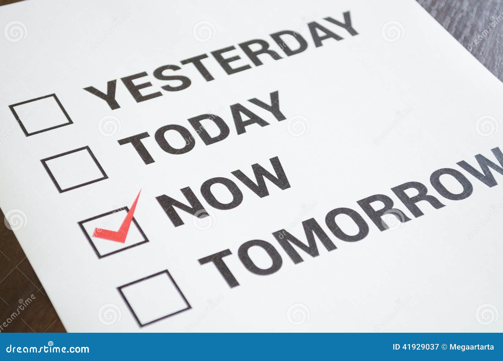 Do it Now Motivation Concept Stock Image - Image of procrastination ...