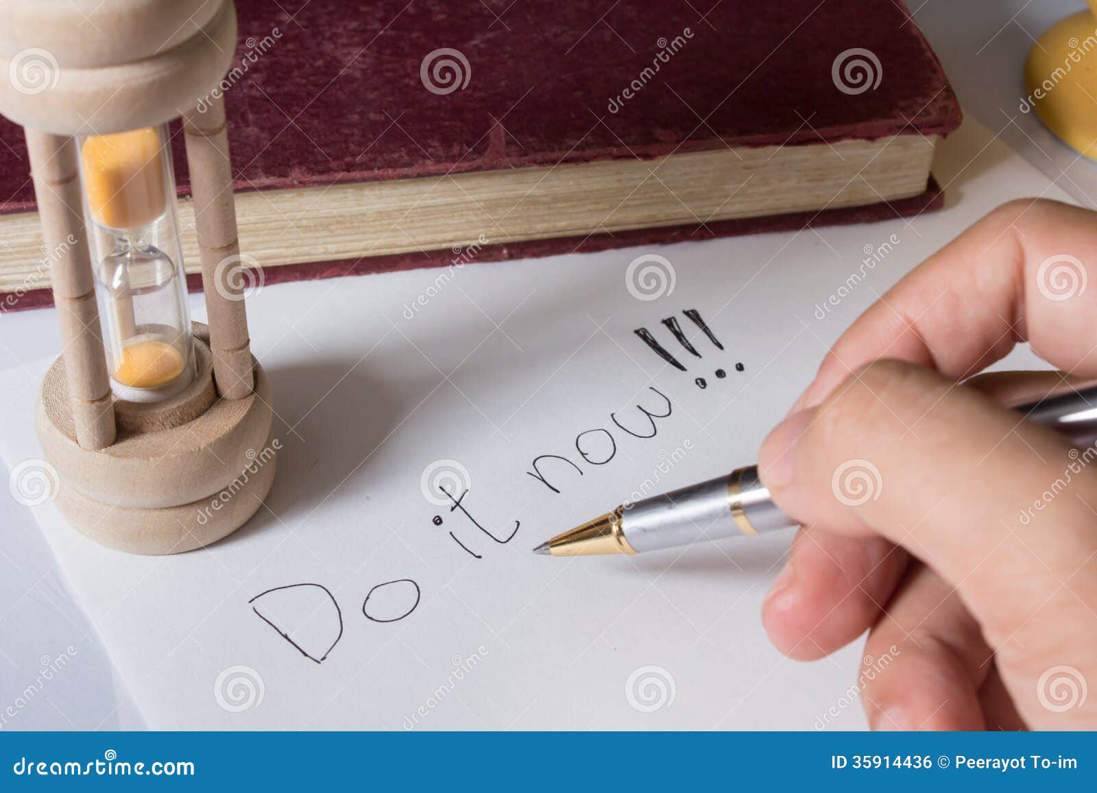 Do it now stock photo. Image of white, inspiration, concept - 35914436