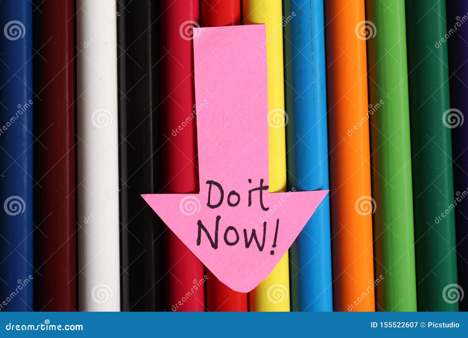 Do it now stock illustration. Illustration of written - 155522607