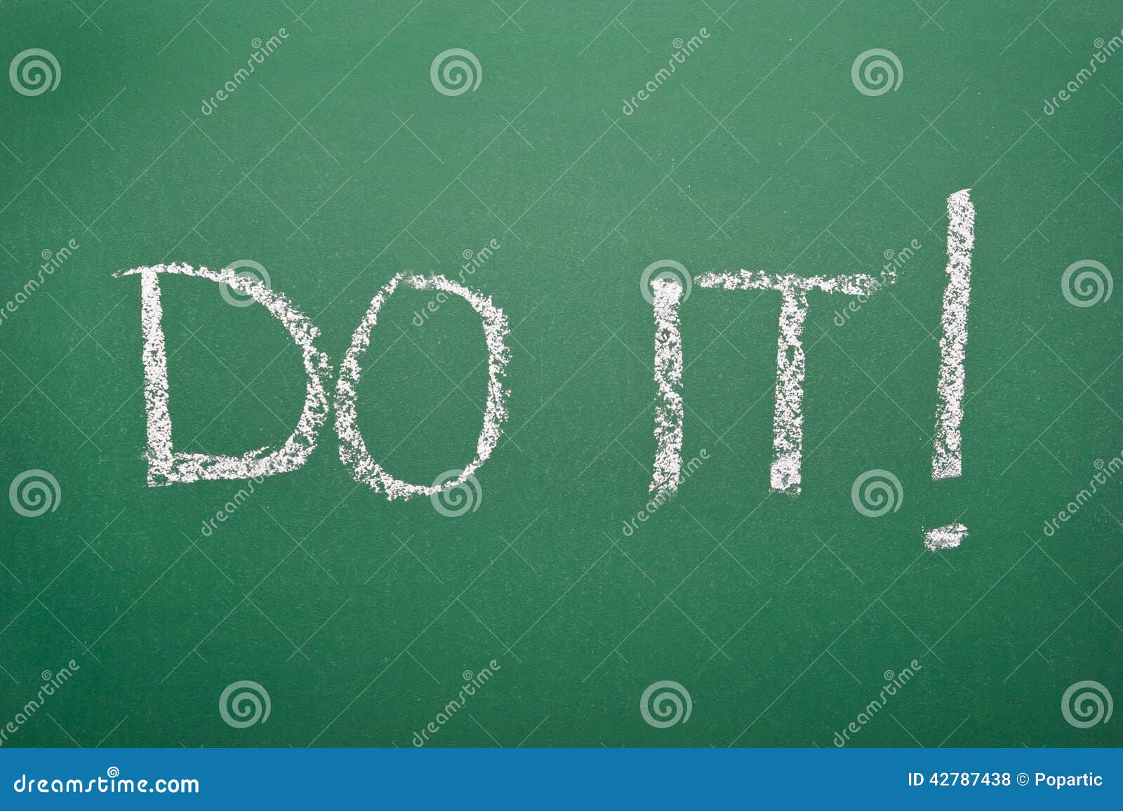 Do it phrase handwritten stock photo. Image of positive - 42787438