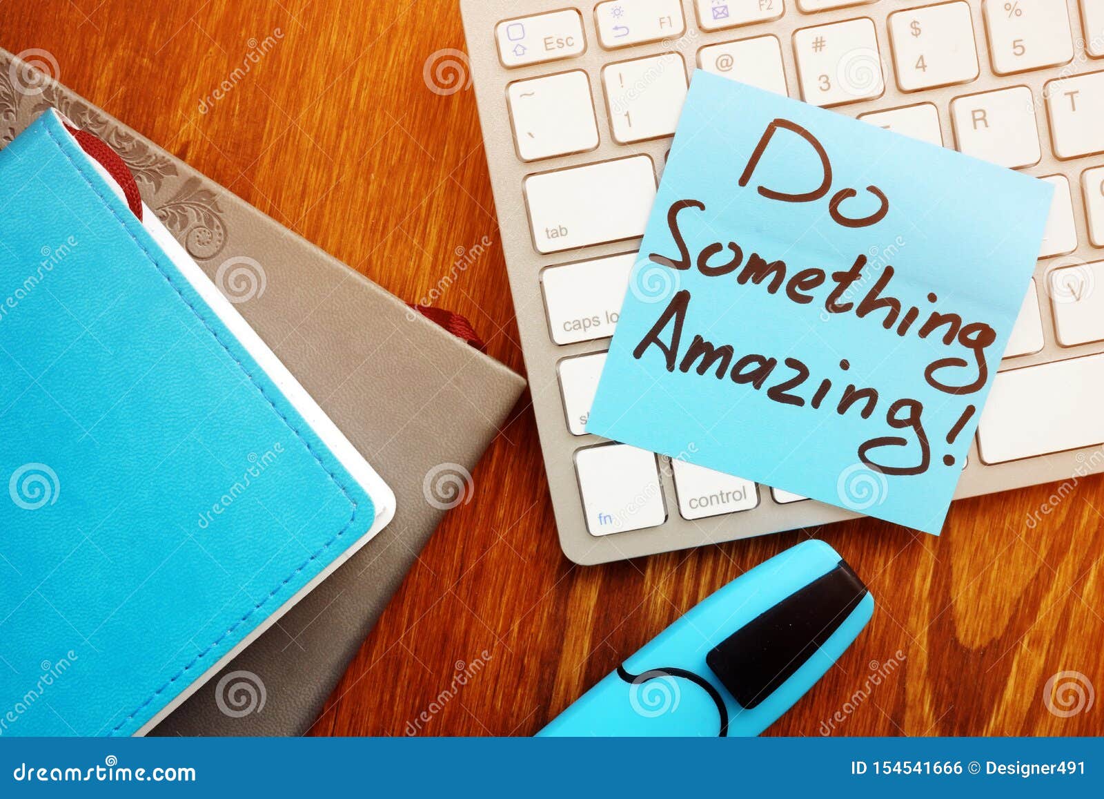 Do Something Amazing. Motivation and Inspirational Quote Stock Photo ...