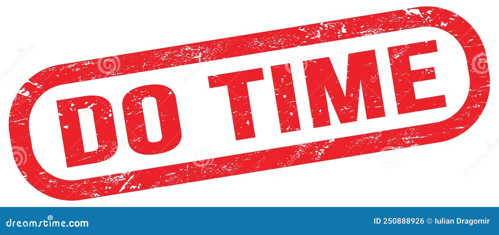 DO TIME, Text Written on Red Stamp Sign Stock Illustration ...