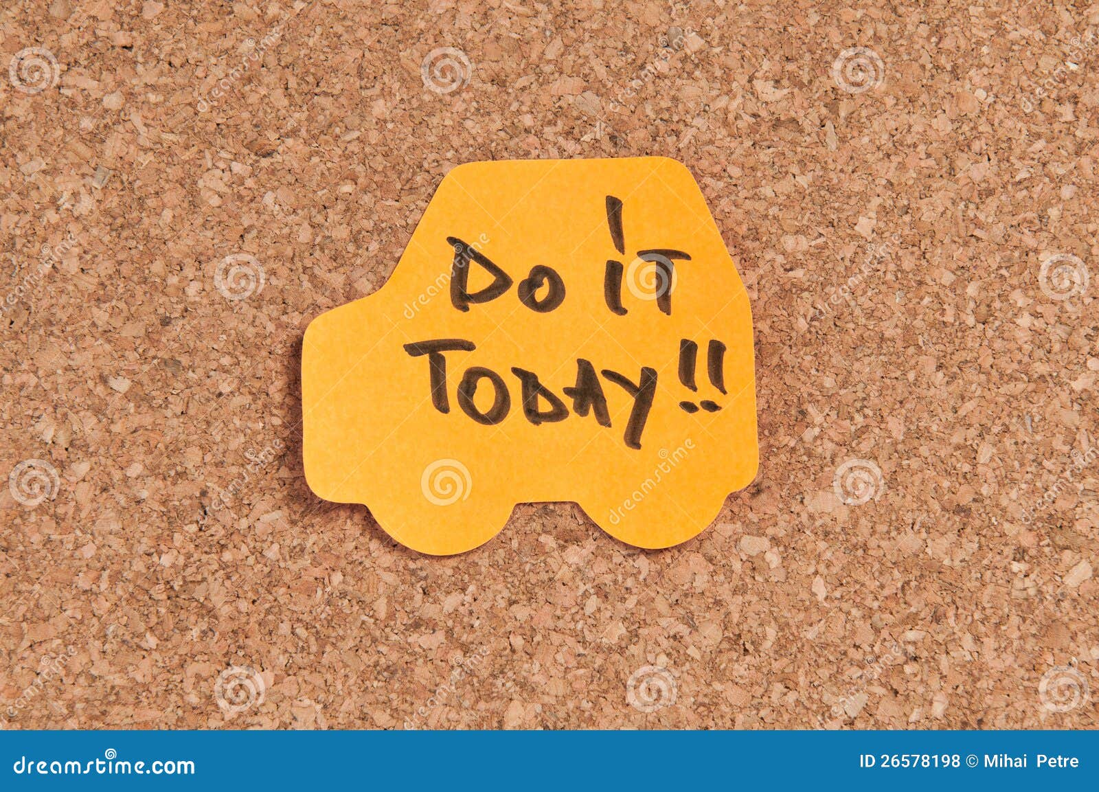Do it Today stock photo. Image of determination, motivate - 26578198