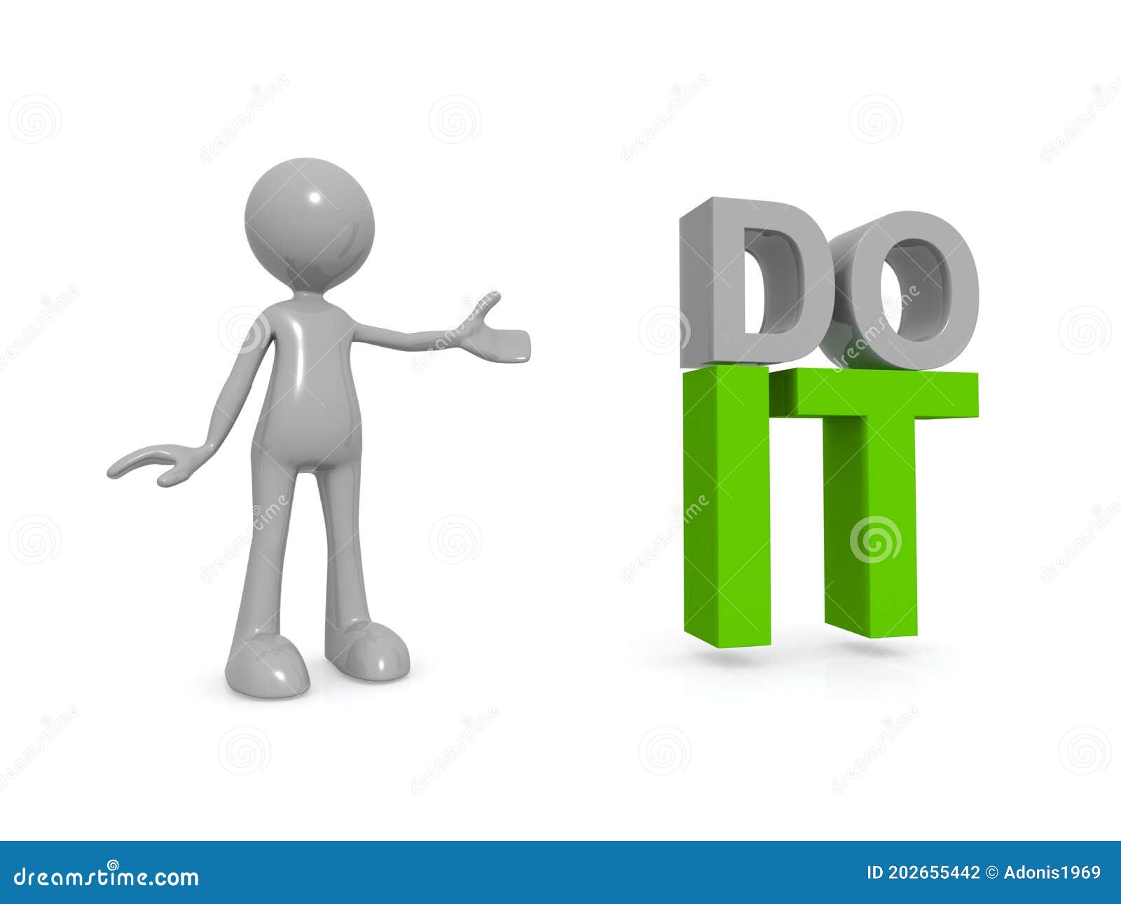 Do it on white stock illustration. Illustration of line - 202655442