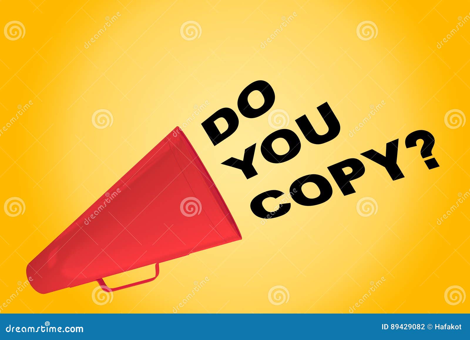 Do you Copy? concept stock illustration. Illustration of information ...