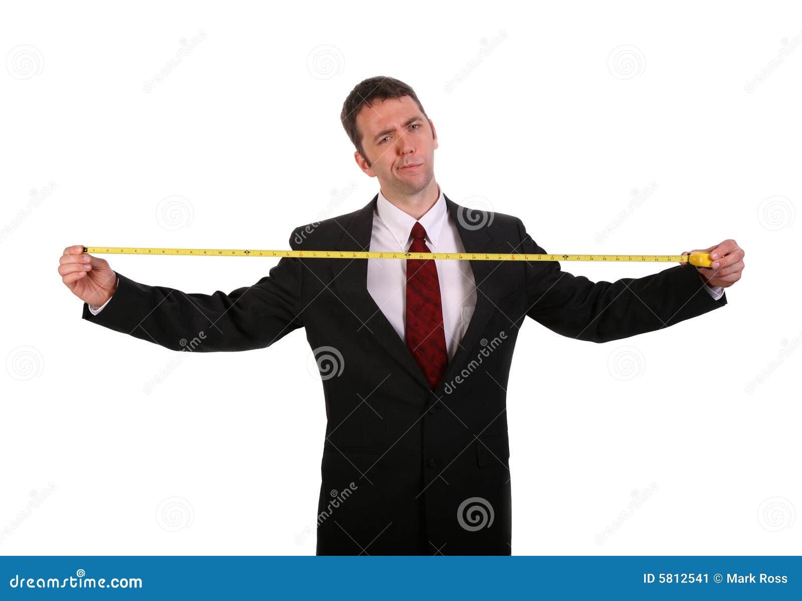 Do you Measure Up stock image. Image of handsome, caucasian - 5812541