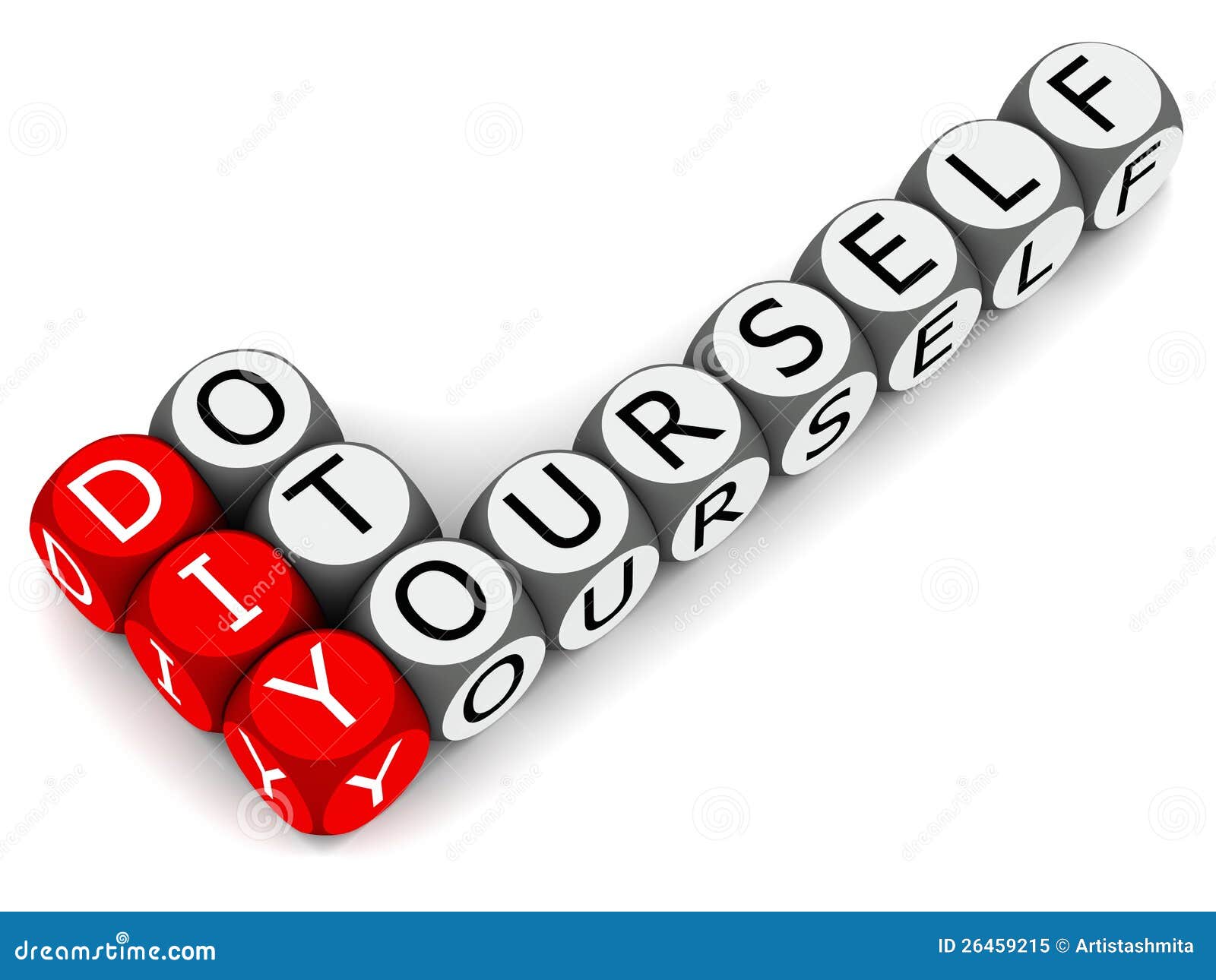 Do it yourself stock illustration. Illustration of words - 26459215
