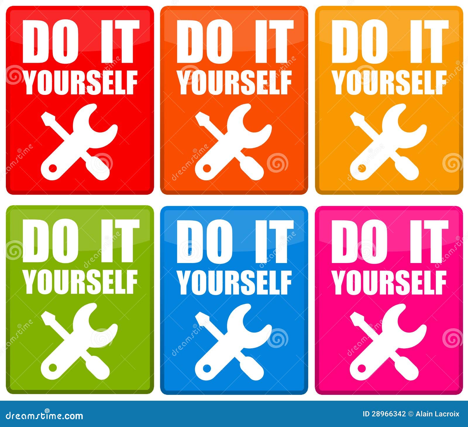 Do it yourself stock illustration. Illustration of construct - 28966342