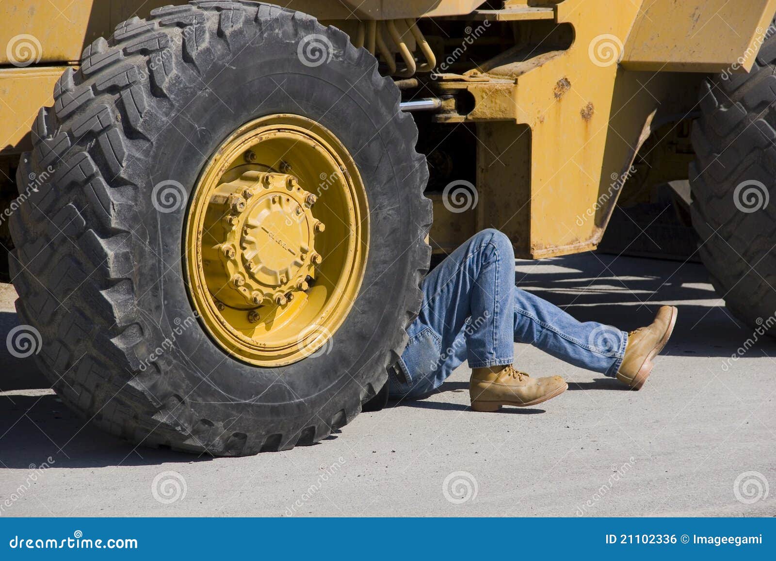 Do it Yourself Diesel Mechanic Stock Photo - Image of ground, loader ...