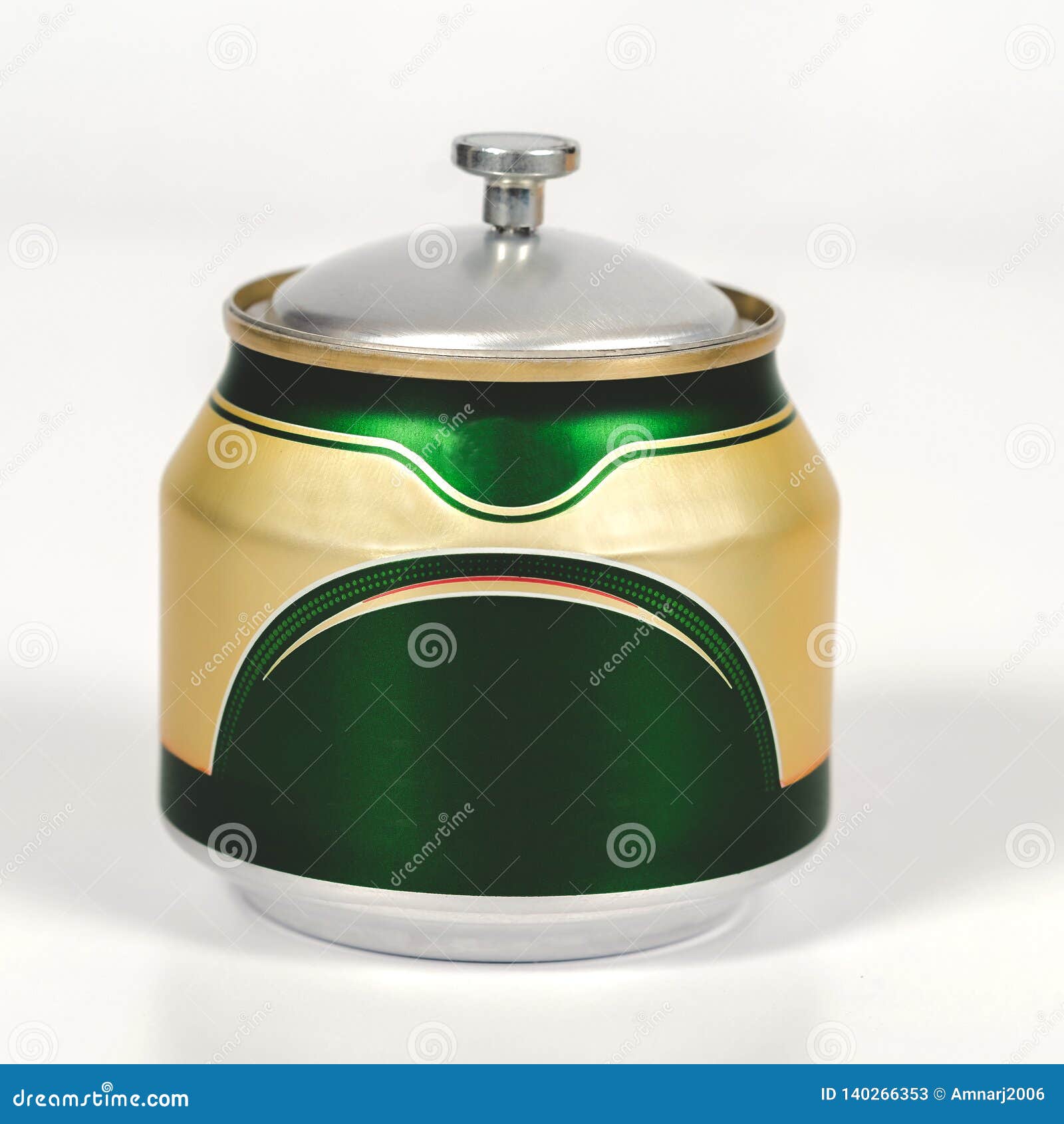 Do it Yourself Mini Pot from Can ,handcraft Stock Image - Image of ...