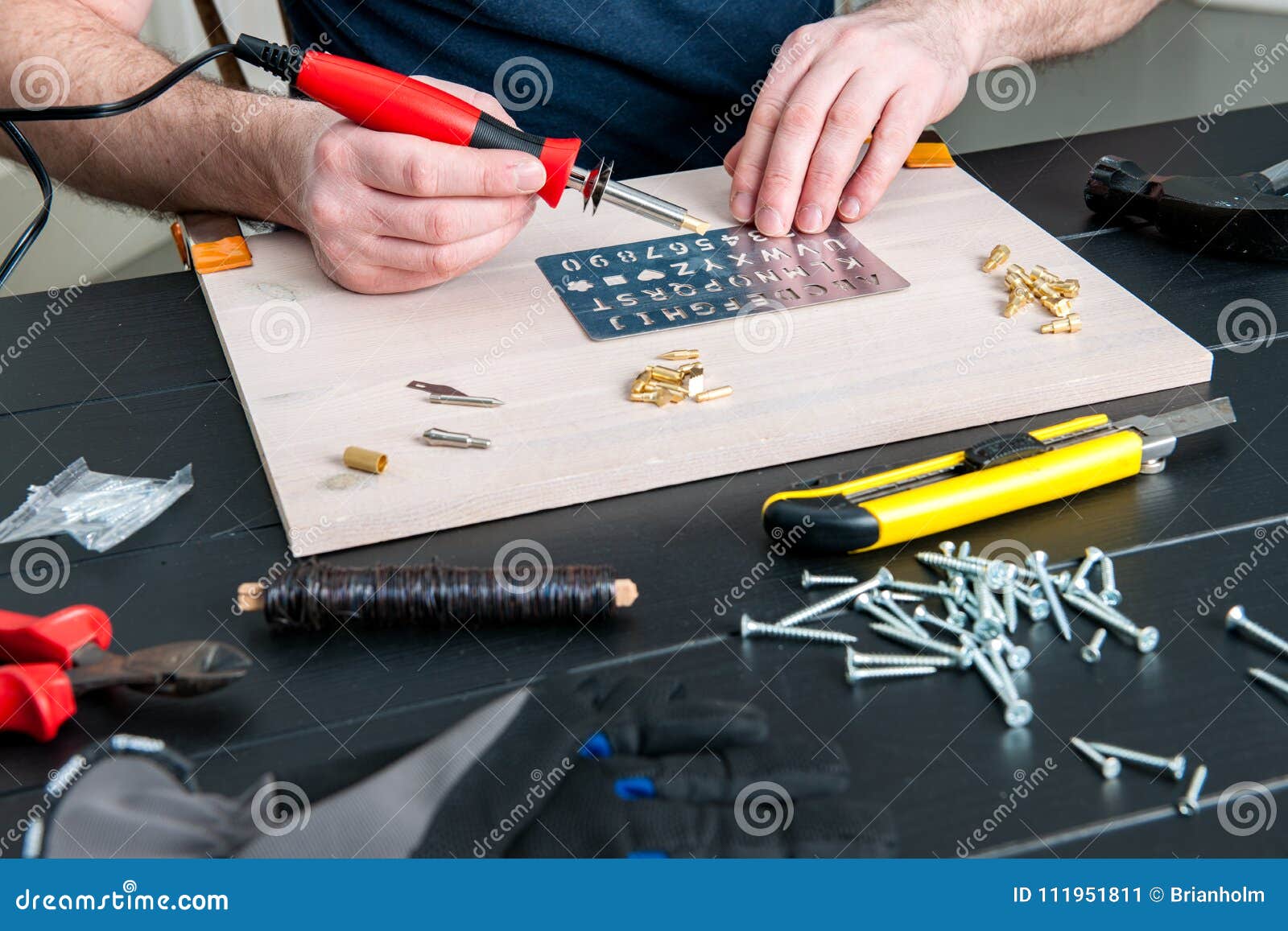 Do it Yourself stock image. Image of plate, creation - 111951811