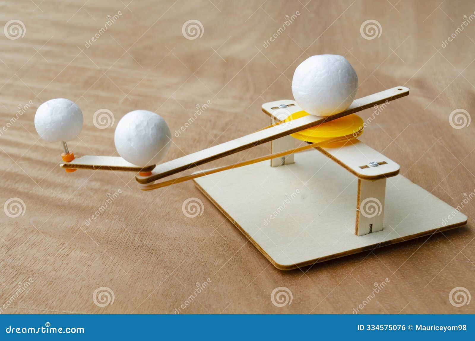 Do it Yourself Sun, Earth and Moon Orbit Model. Earth and DIY Concept ...